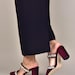 Dark Red Wedding Shoes Red Wedding Heels Pointed Toe Wedding - Etsy