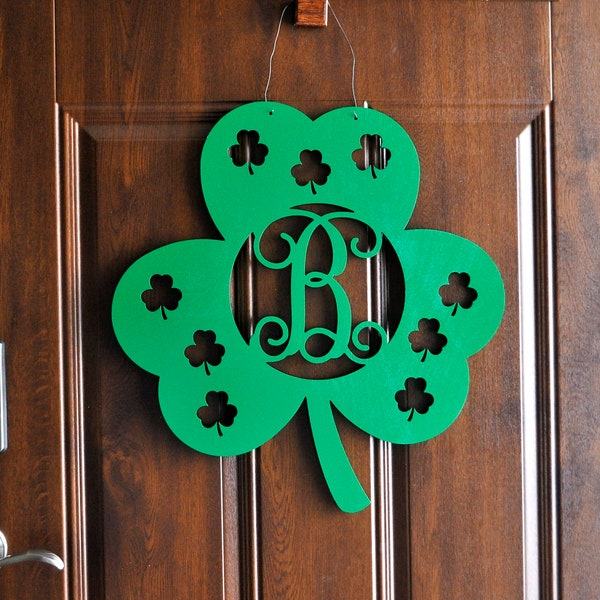 Shamrock Monogram - Etsy