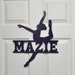 Personalized Dance Door or Wall Sign, Dancer Decoration Name - Etsy