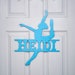 Personalized Dance Door or Wall Sign, Dancer Decoration Name - Etsy