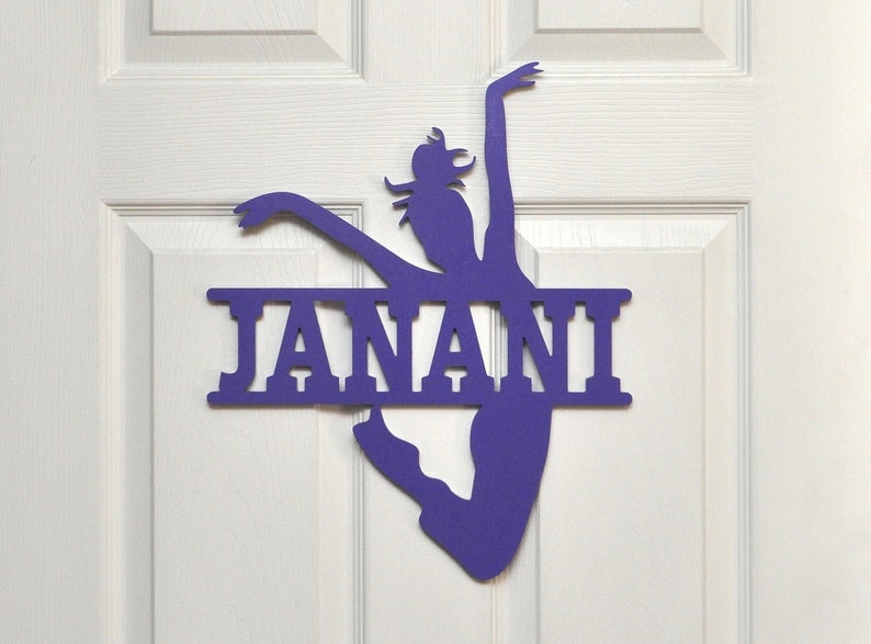 Personalized Dance Door or Wall Sign Dancer Decoration Name - Etsy