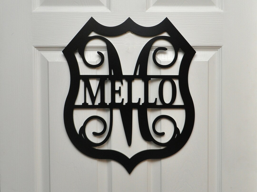 Police Shield Badge Monogram With Name Personalized Door Wall Hanger ...