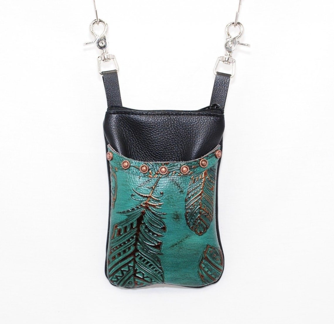 Cell Phone Hip Bag, Artisan Hip Pack, Trendy Hands Free Phone Pouch ...
