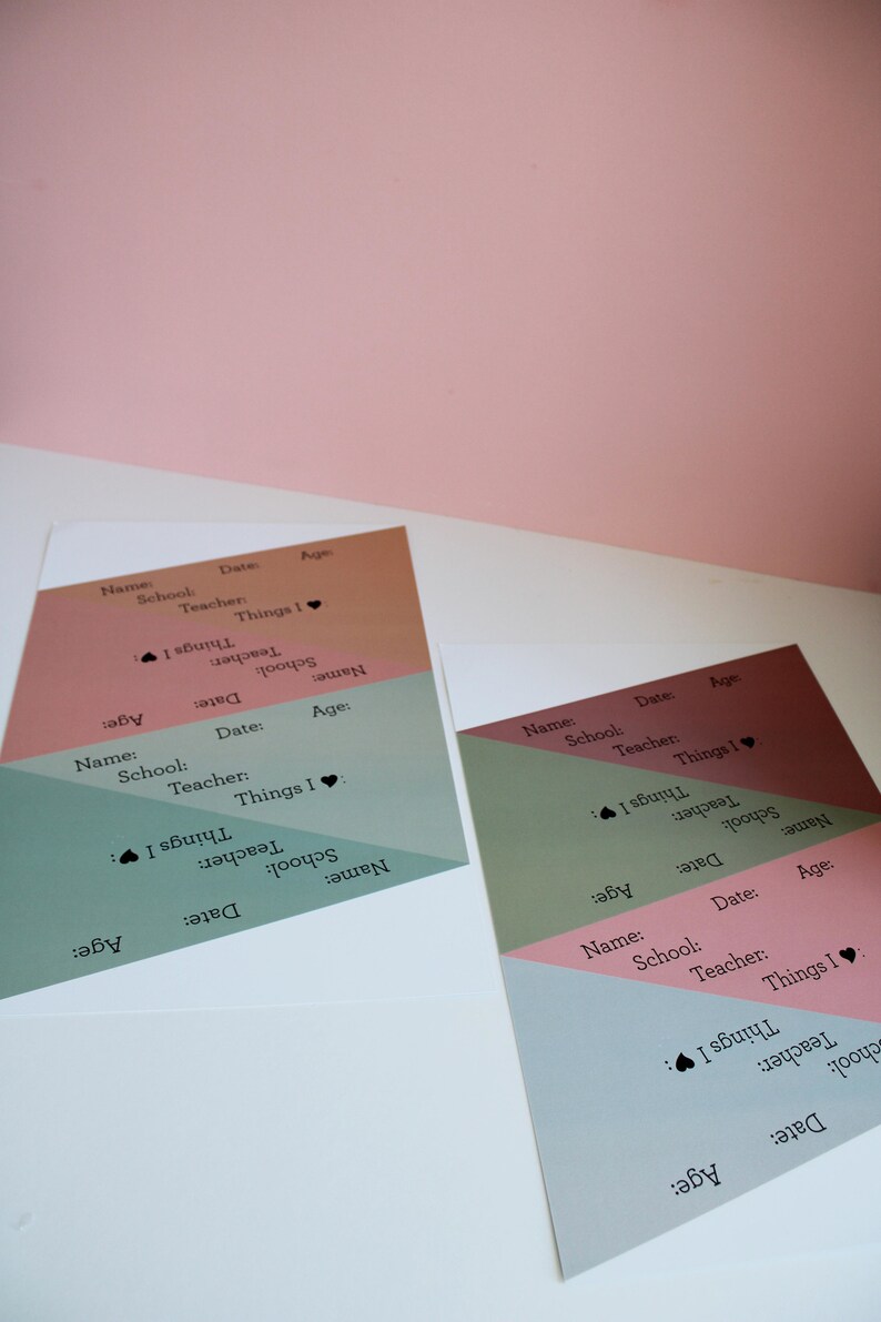 DIY First Day of School Pennant Flags Preschool Pre-k to 6th - Etsy