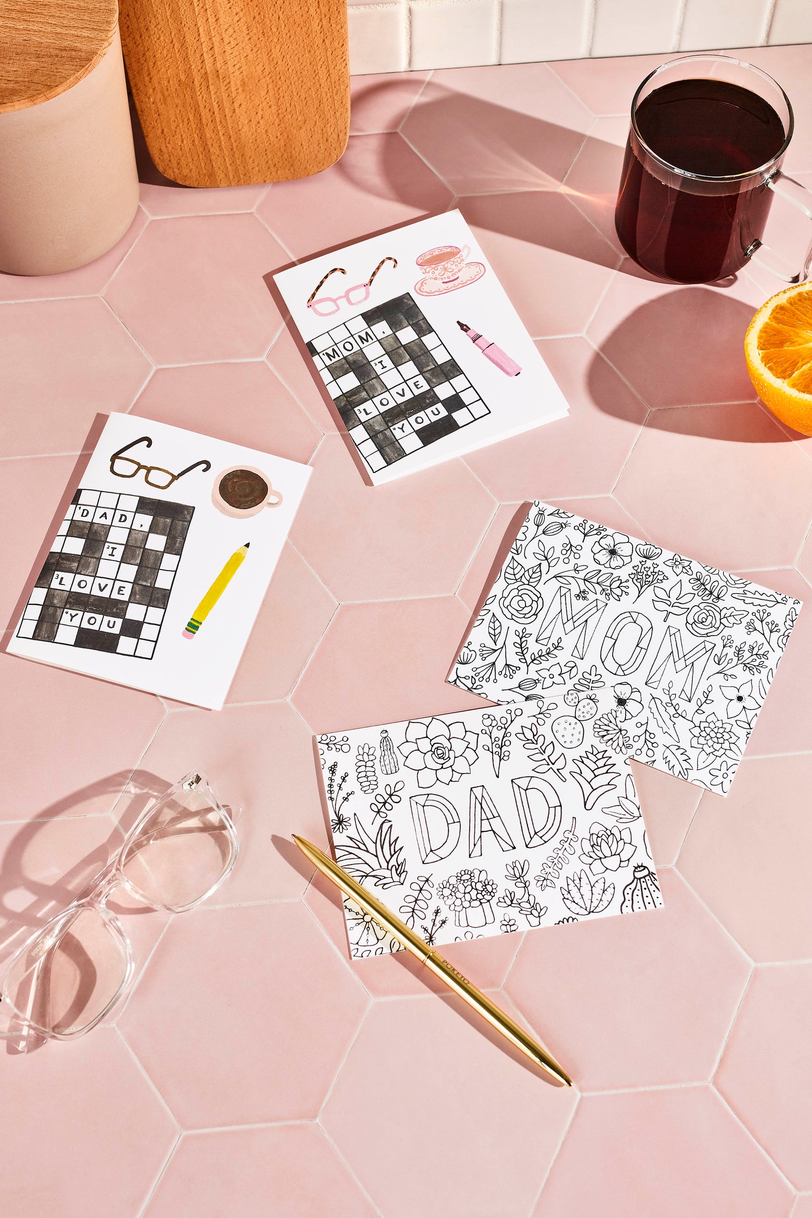 Father's Day Coloring Card // Dad Coloring Birthday Card - Etsy