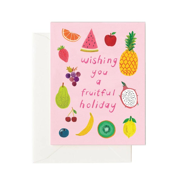Fruit Card - Etsy