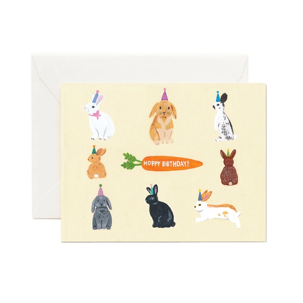 Bunny Pun Card - Etsy