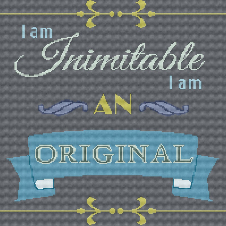 I Am Inimitable, I Am an Original - Wait for It - Hamilton - Cross ...