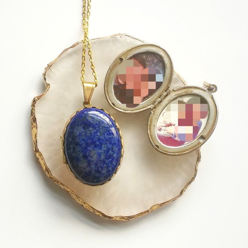 Stone Locket - Etsy