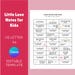 30 Printable Love Notes for Kids: Lunchbox Encouragement Cards (PDF) - Etsy