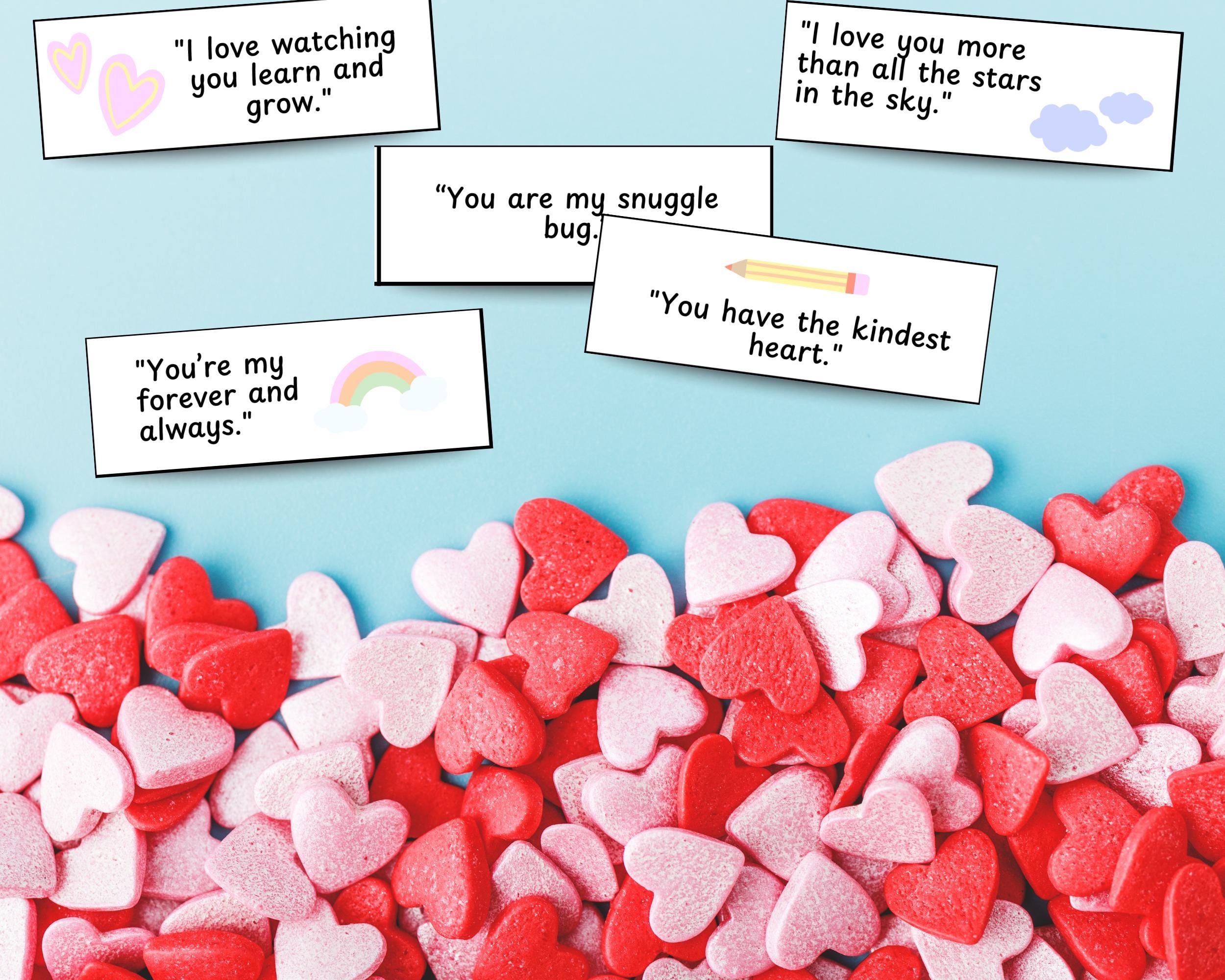 30 Printable Little Love Notes for Kids | Lunchbox Notes, Valentine’s ...
