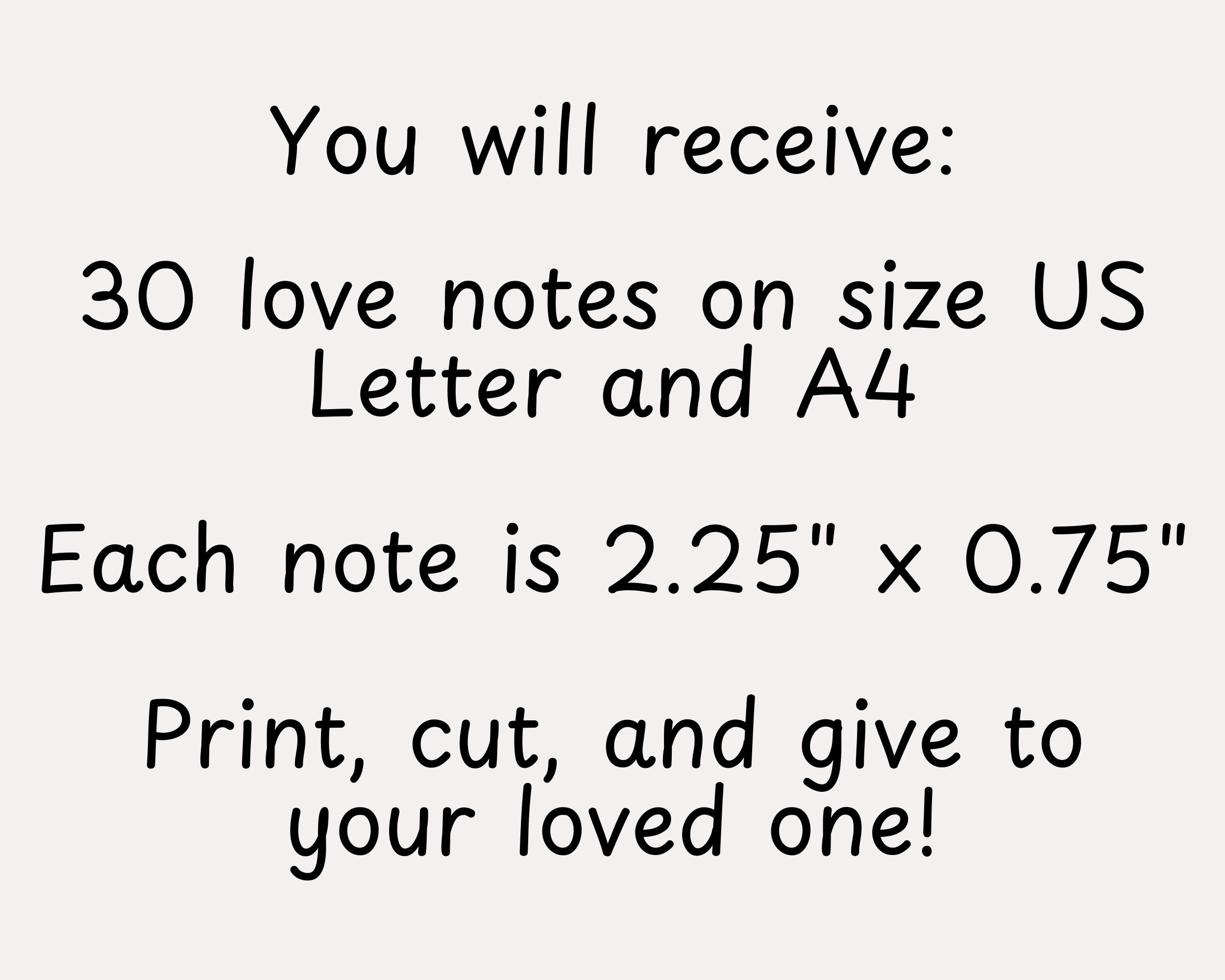 30 Printable Little Love Notes for Kids | Lunchbox Notes, Valentine’s ...