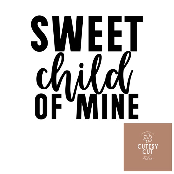 Sweet Child of Mine - Etsy