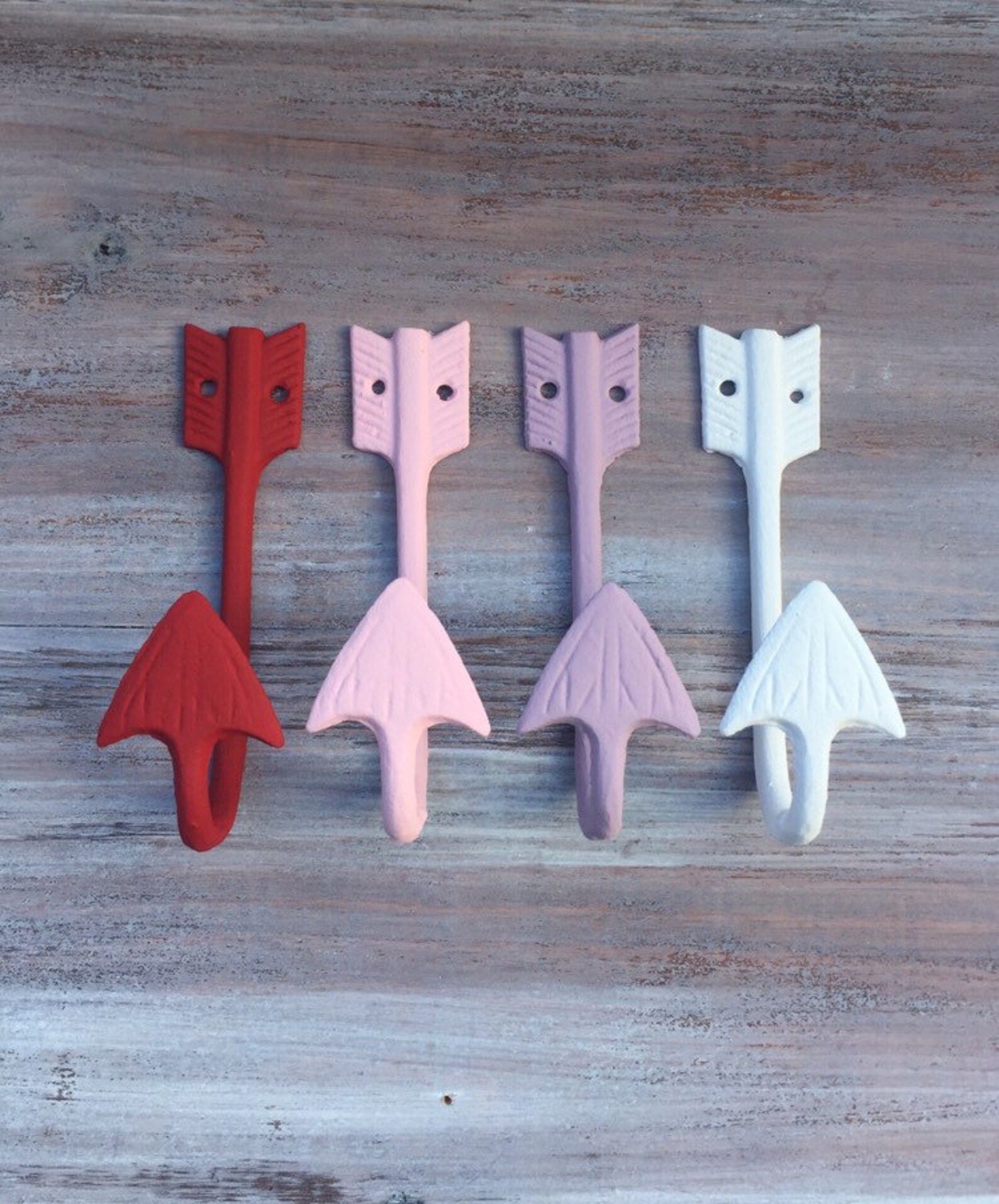 Decorative Arrow Hook / Custom Painted Shabby Distressed Arrow - Etsy