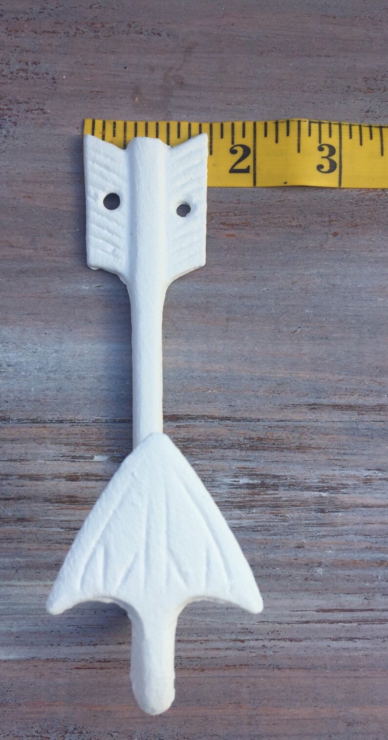 Decorative Arrow Hook / Custom Painted Shabby Distressed Arrow - Etsy