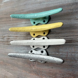 Custom Painted 5.5” Boat Cleat - Cast Iron Decorative Hook - Drawer ...