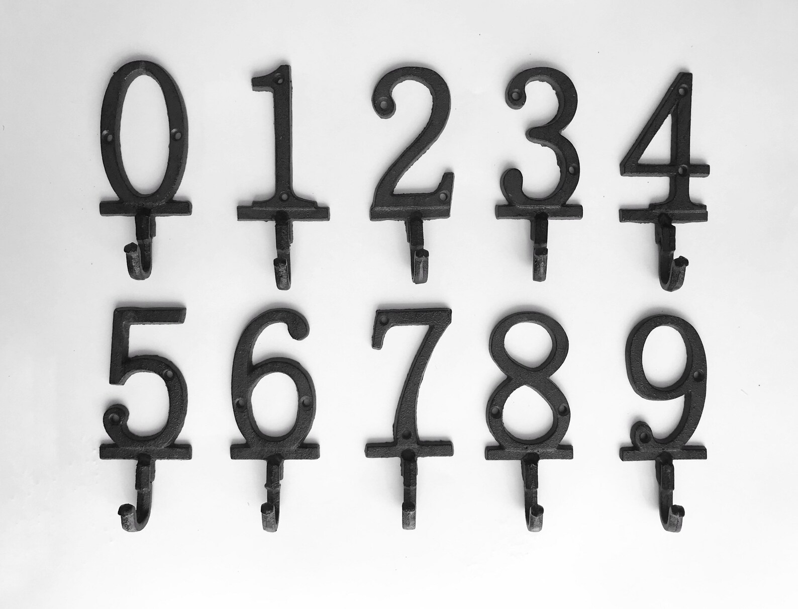 Number Wall Hook / Custom Painted Number Hook / Sports Number - Etsy