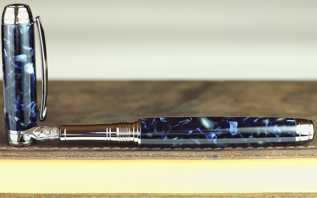 Calligraphy Fountain Pen - Handmade & Engravable Vintage British Conway ...