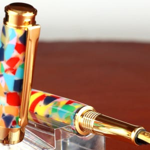 Fountain Pen - Engravable & Handmade Erinoid Imagination Acrylic - Bock ...