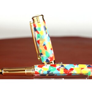Fountain Pen - Engravable & Handmade Erinoid Imagination Acrylic - Bock ...