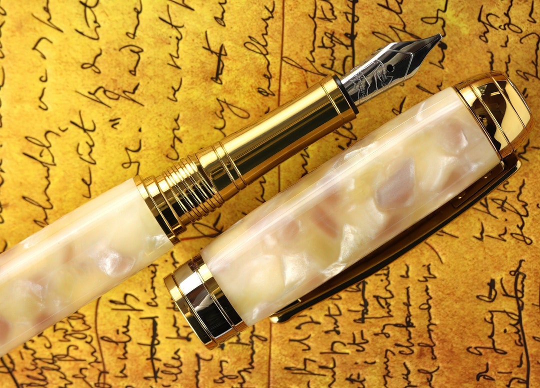 Calligraphy Fountain Pen - Handmade & Engravable Vintage British Conway ...