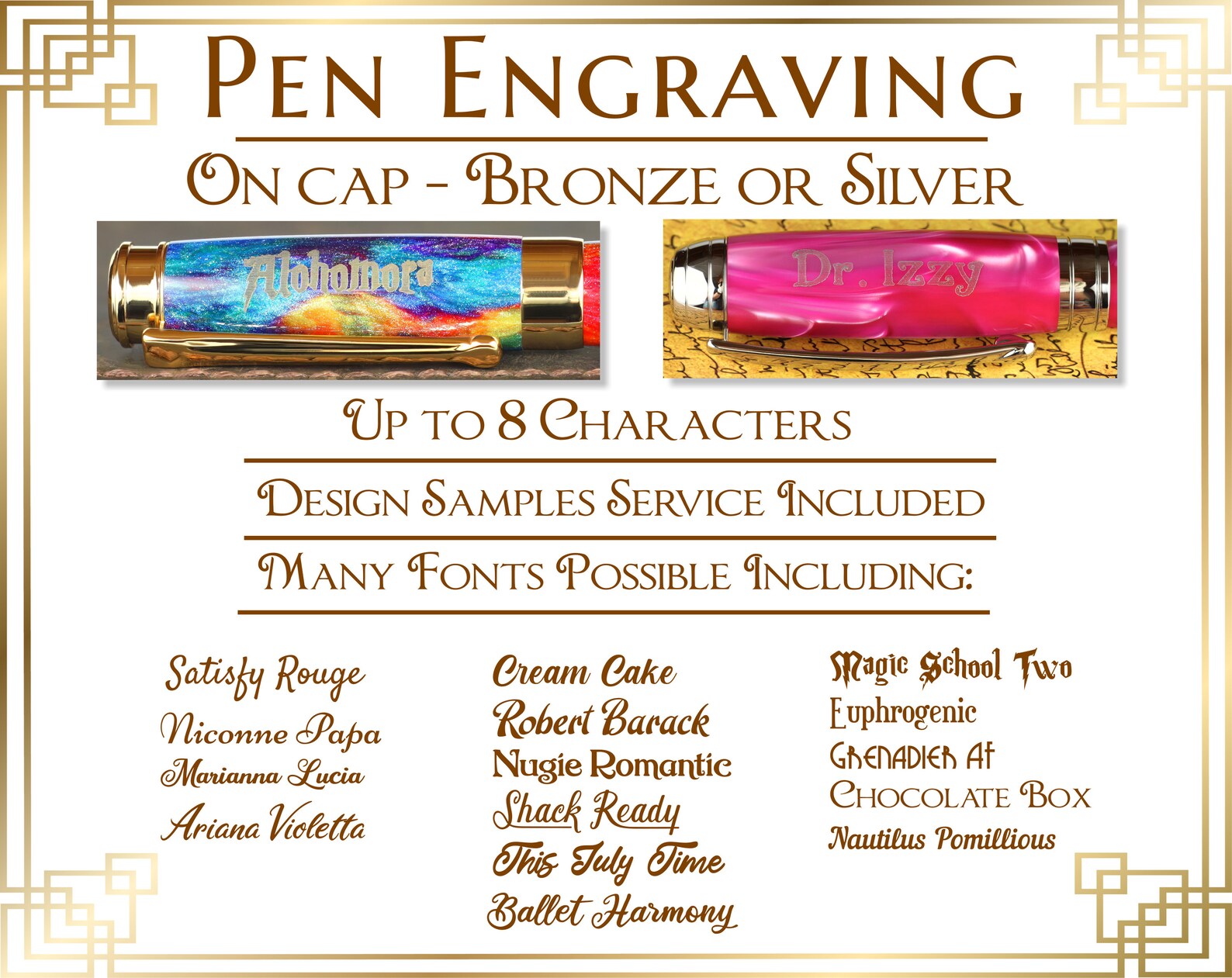 Fountain Pen - Engravable & Handmade Vintage English Erinoid Purple ...