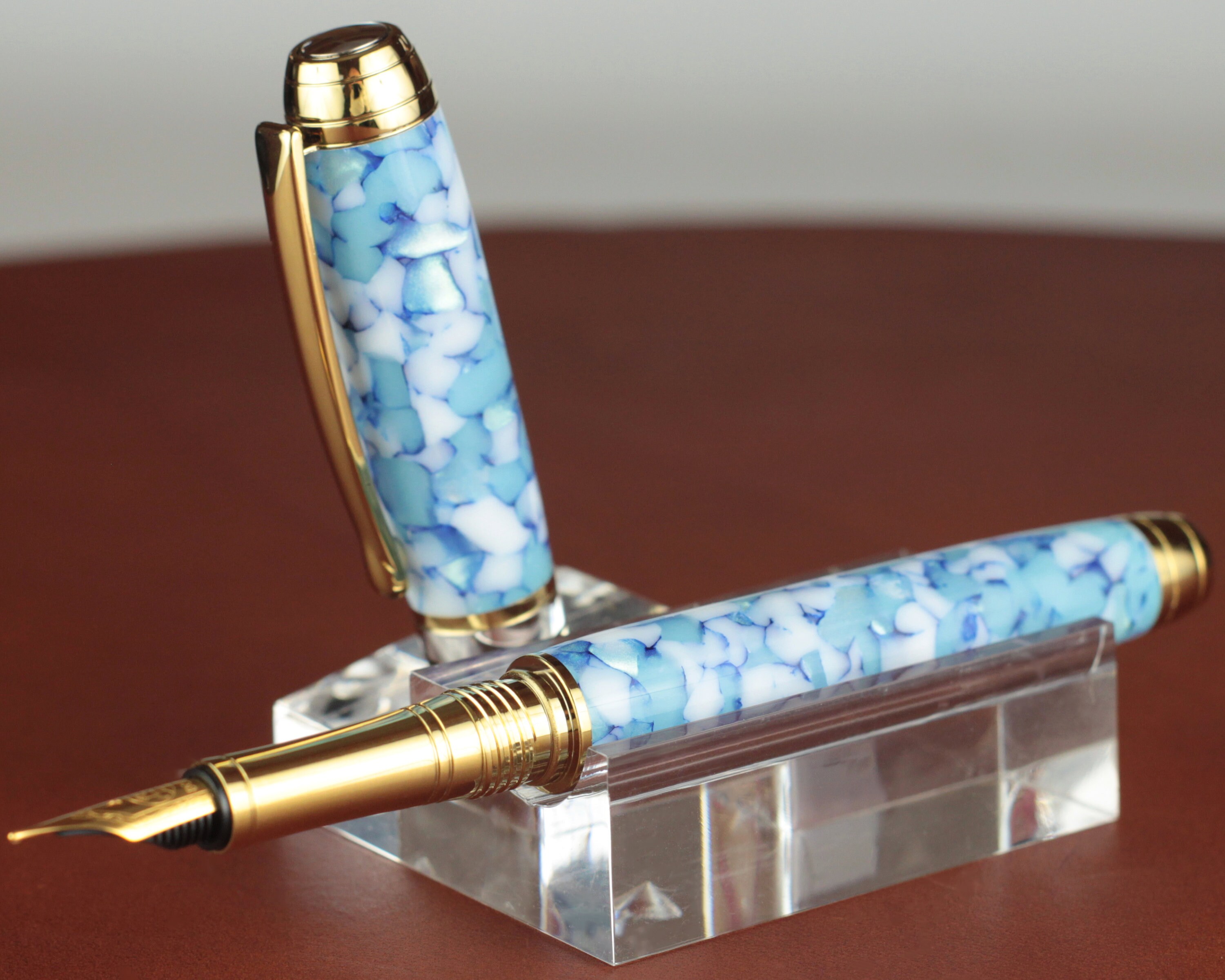 Fountain Pen Engravable & Handmade Vintage English Erinoid - Etsy UK