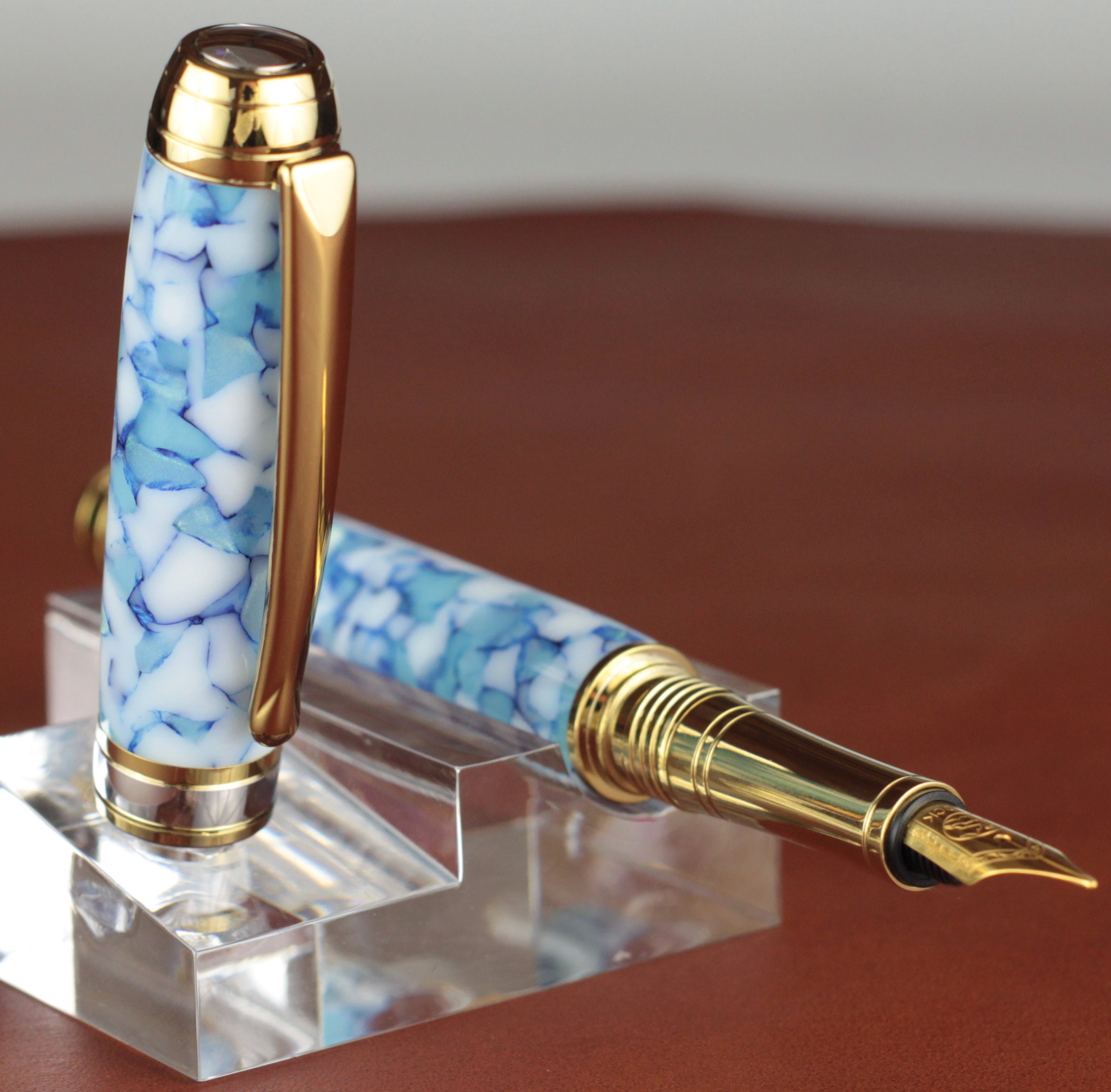 Fountain Pen Engravable & Handmade Vintage English Erinoid - Etsy UK