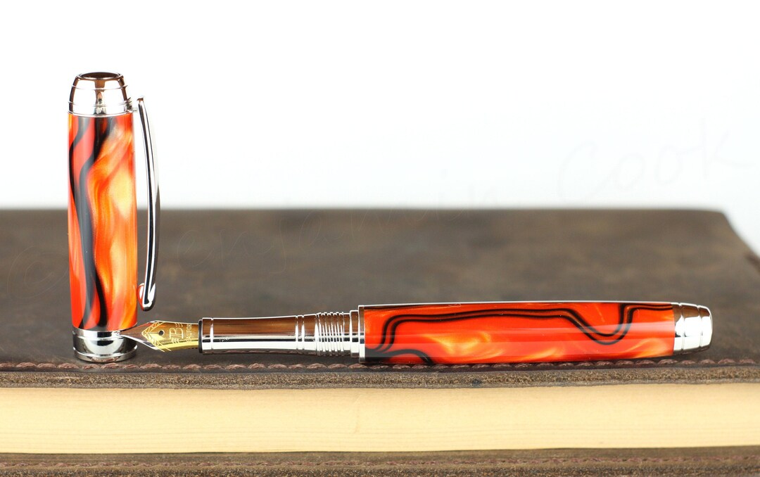 Fountain Pen Engravable & Handmade Kirinite Bengal Tiger - Etsy