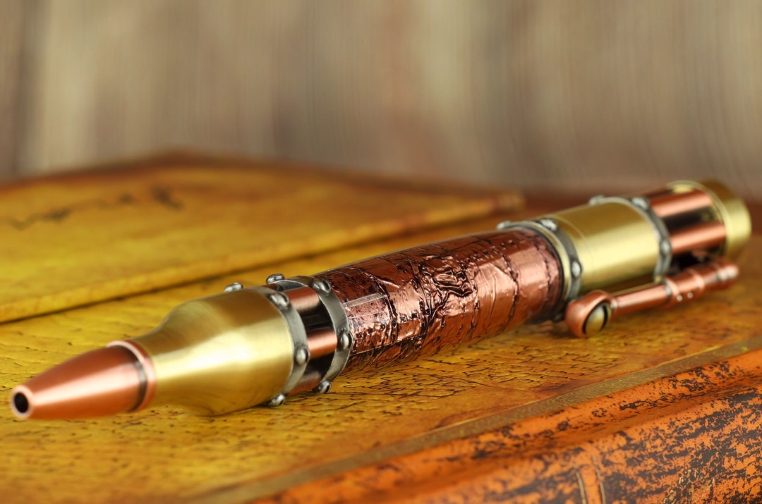 Steampunk Bolt Action Ballpoint Pen - Antique Bronze & Copper ...