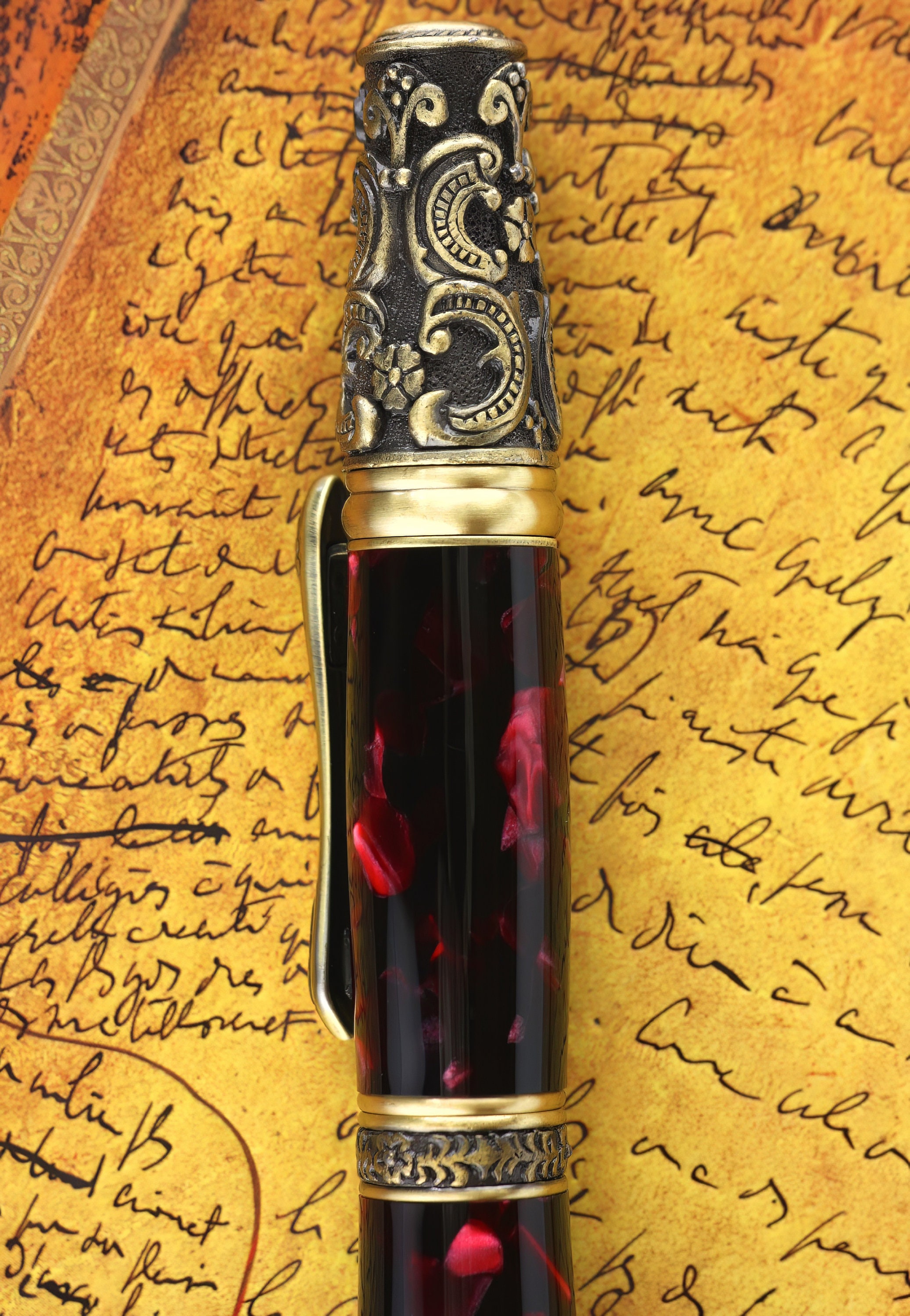 Victorian Fountain Pen Engravable & Handmade Polished - Etsy