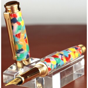 Fountain Pen - Engravable & Handmade Erinoid Imagination Acrylic - Bock ...