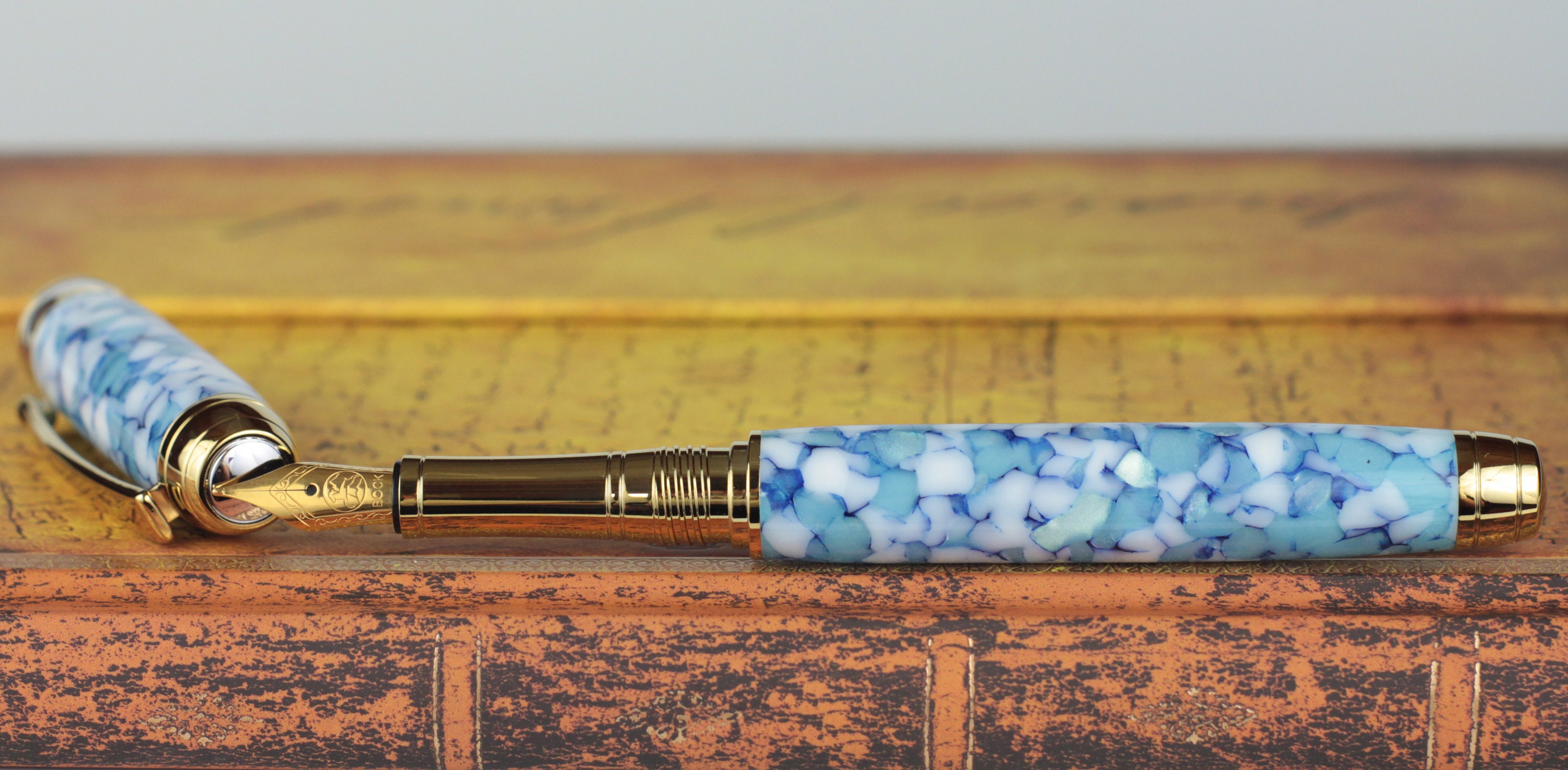 Fountain Pen Engravable & Handmade Vintage English Erinoid - Etsy UK