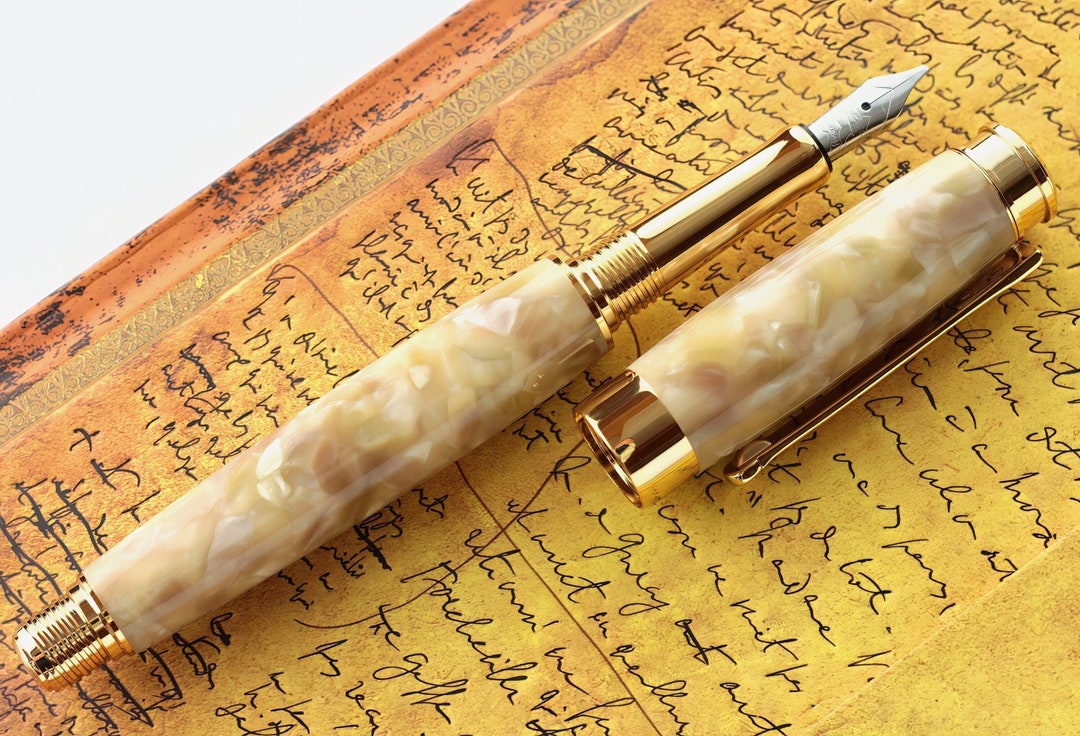 Calligraphy Fountain Pen - Handmade & Engravable Vintage British Conway ...