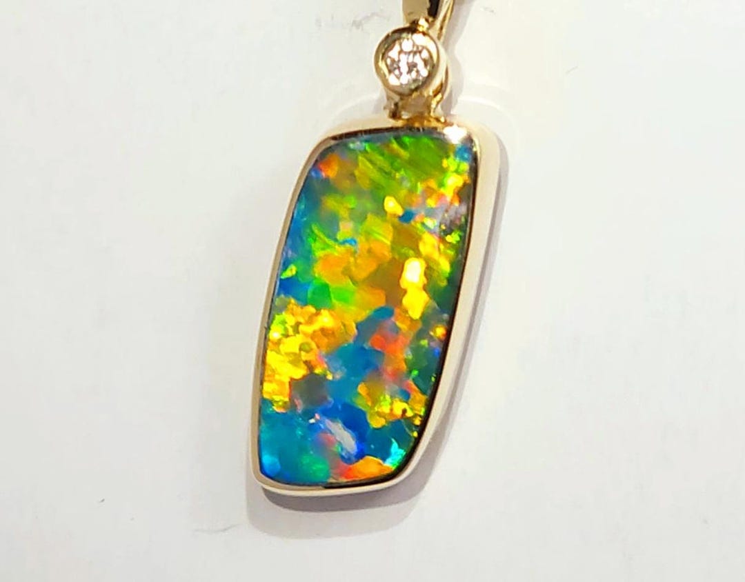 IMPOSSIBLE Blinding GEM Slight Inclusions Dead Horse Gully 14k Solid ...