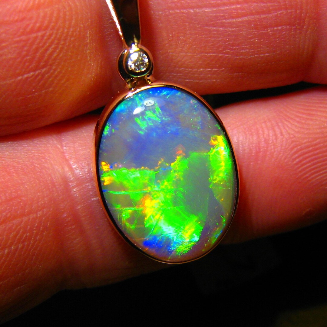 Pricedropsuper Neon Gem 9.3cts stone Alone Australian - Etsy UK
