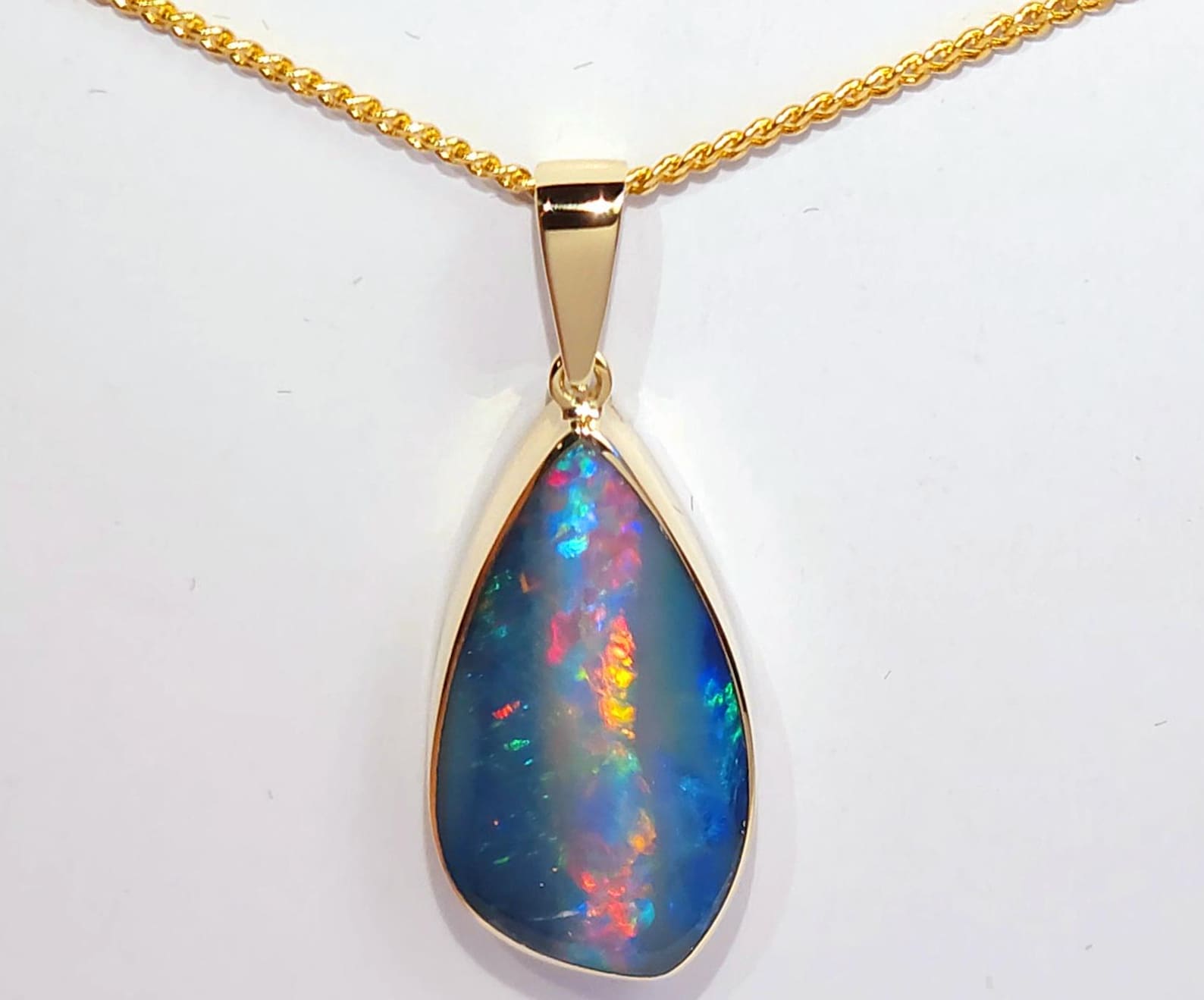 Pillar of Fire-cosmic Rare Patterned Gem From Our Mine Gem Coober Pedy ...