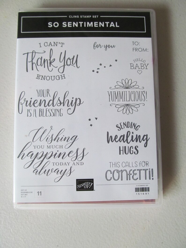 Various Stampin' Up Retired Stamp Sets - Etsy