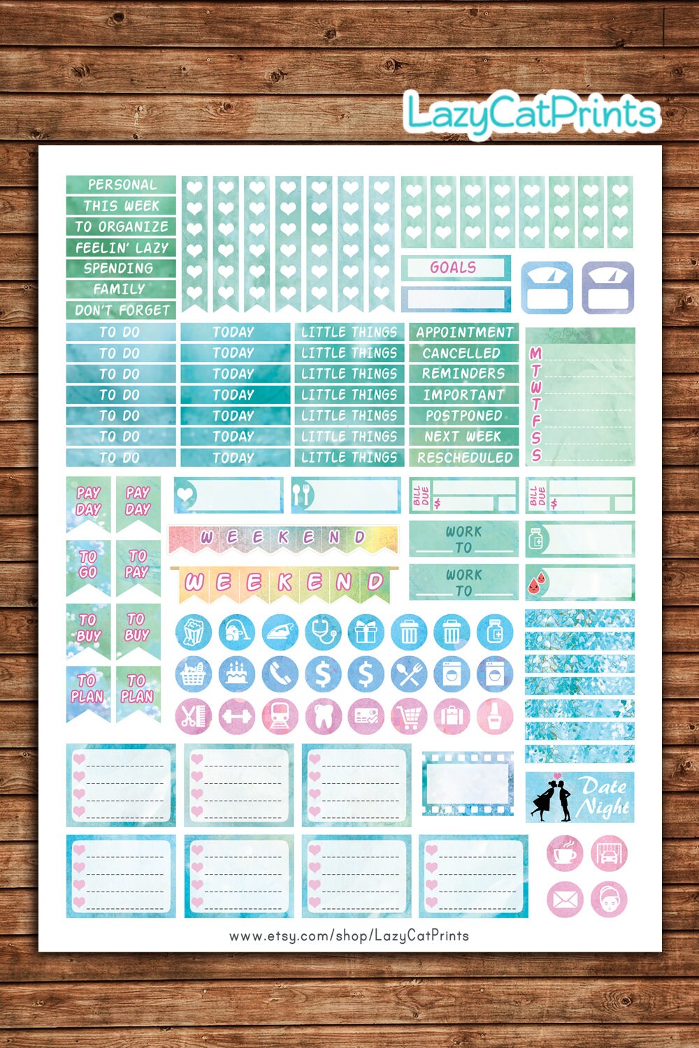 Chinese Painting C Printable Planner Stickers / Erin Condren - Etsy