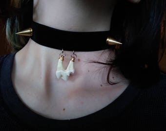 Spiked choker | Etsy