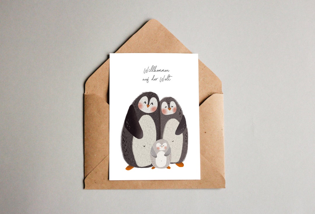 Birth Postcard - Welcome to the World - Birth Gift - Birth Card ...