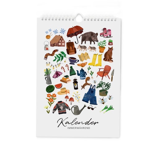 Perpetual Birthday Fish Calendar - Etsy