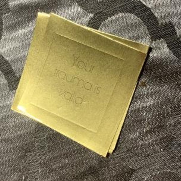 Validation Stickers - Etsy