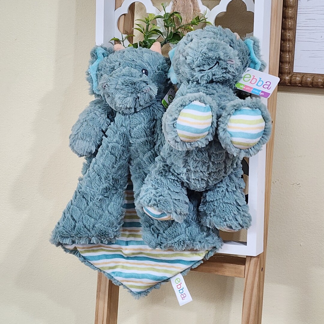 Dragon Lovey and Matching Stuffed Animal, Personalized Baby, Security ...