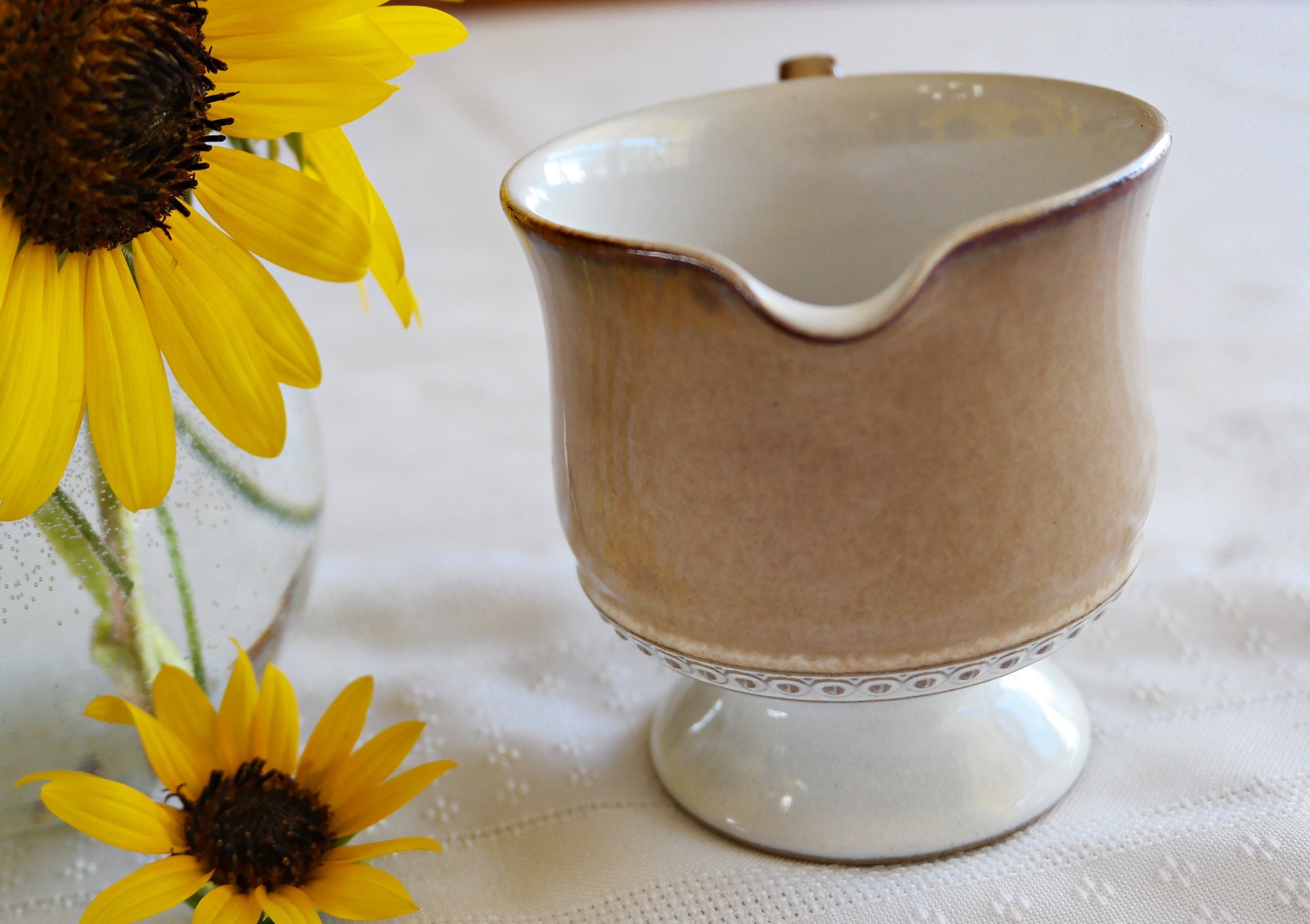 Denby CREAMER - Seville Pattern - Renaissance Style - Footed Milk Jug ...