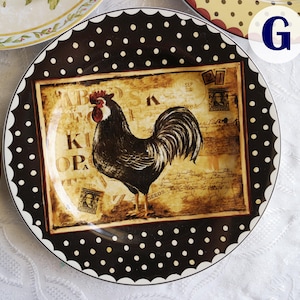 Country Kitchen SALAD PLATES - Size 8" to 8.5" - Farm Cottage Wall ...