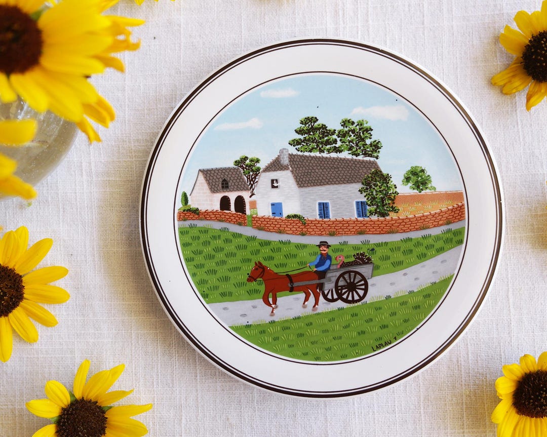 Villeroy Boch TRIVET - Size 6.5" - Design Naif - Round Tea Tile ...