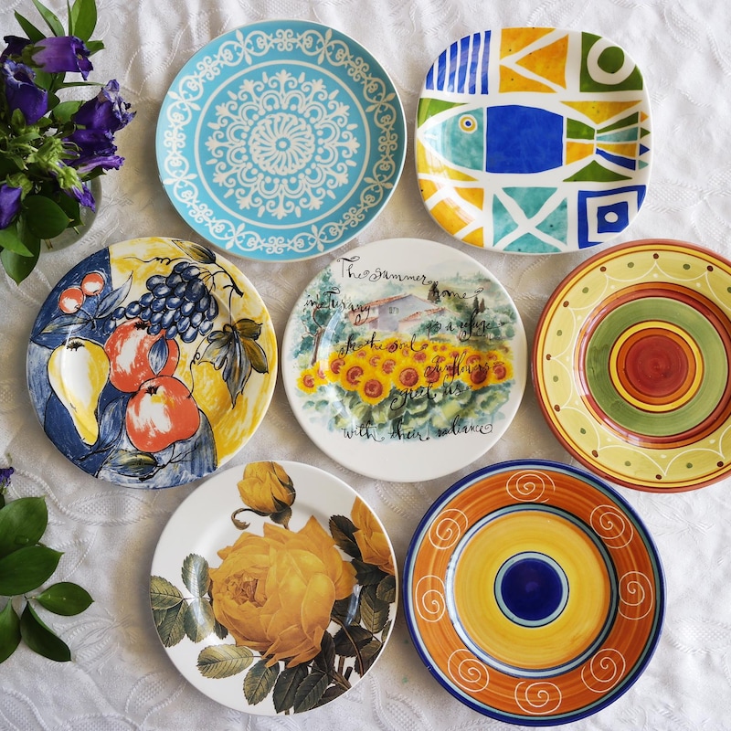 Italian Wall Plates - Etsy