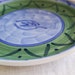 Caleca SALAD PLATE 8 Espero Pattern Green Blue Leaf Zigzag Lines Dots ...