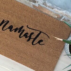 Namaste Gift, Namaste Door Mats, Yoga Lover Gifts, Yoga, Gifts for ...